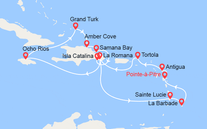 Croisière Antilles, Iles Vierges, Rép. Dominicaine - 15 jours, départ ...